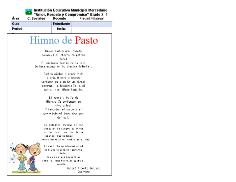 HIMNO PASTO - copia - copia | PDF