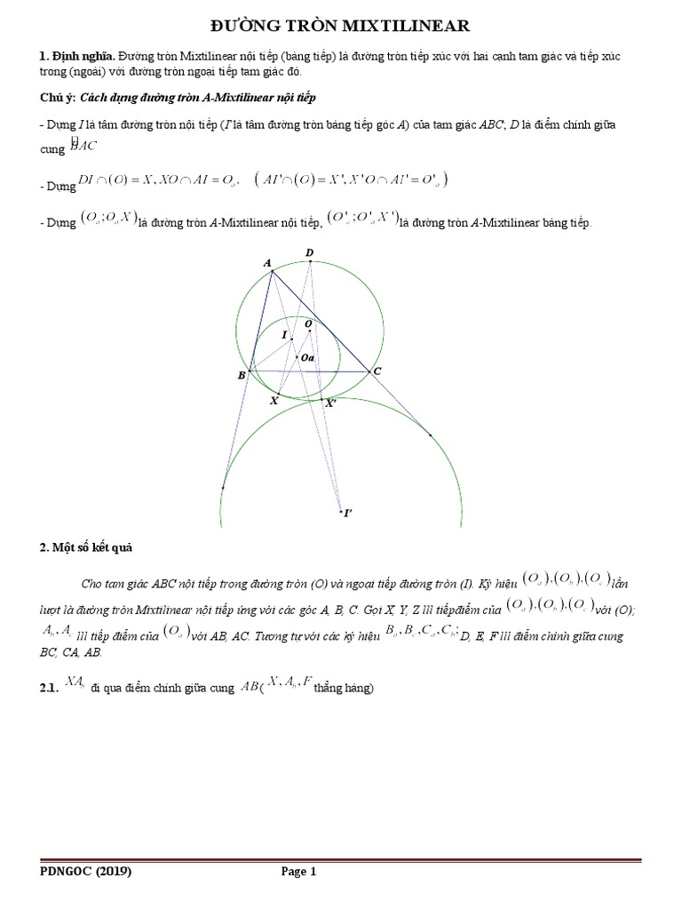 Đư NG Tròn Mixtilinear | PDF