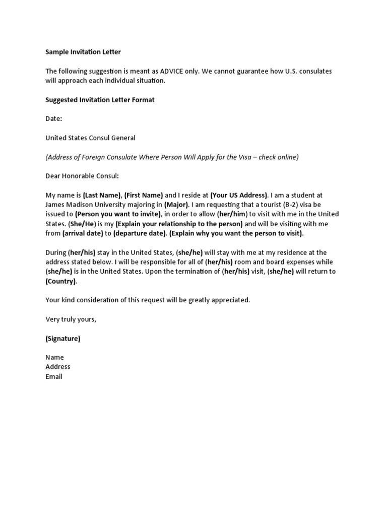 Sample Invit LTR | PDF