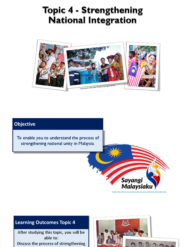 Topic 4 - Strengthening National Integration_2 | PDF | Malaysia ...