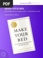 Admiral McRaven “Make Your Bed” Speech | PDF | United States Navy Sea Ls