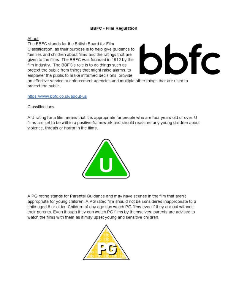 Oliver Connolly - BBFC | PDF | Social Institutions