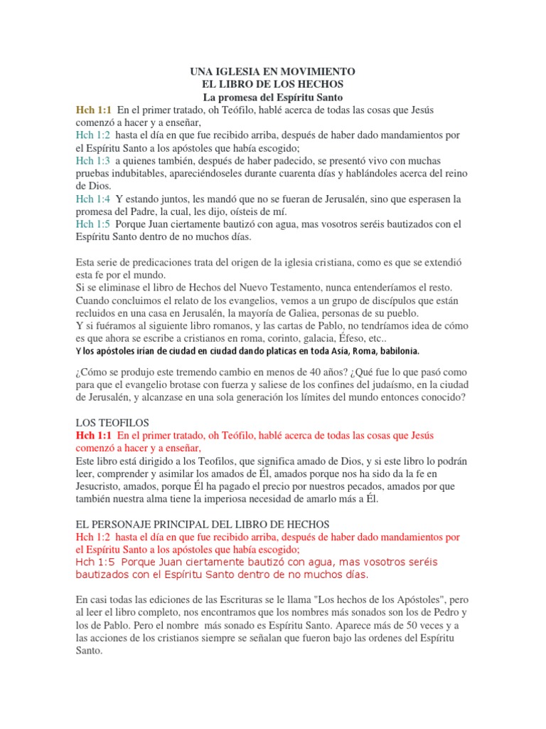 La promesa del Espíritu Santo | PDF | Pablo el apóstol | espíritu Santo