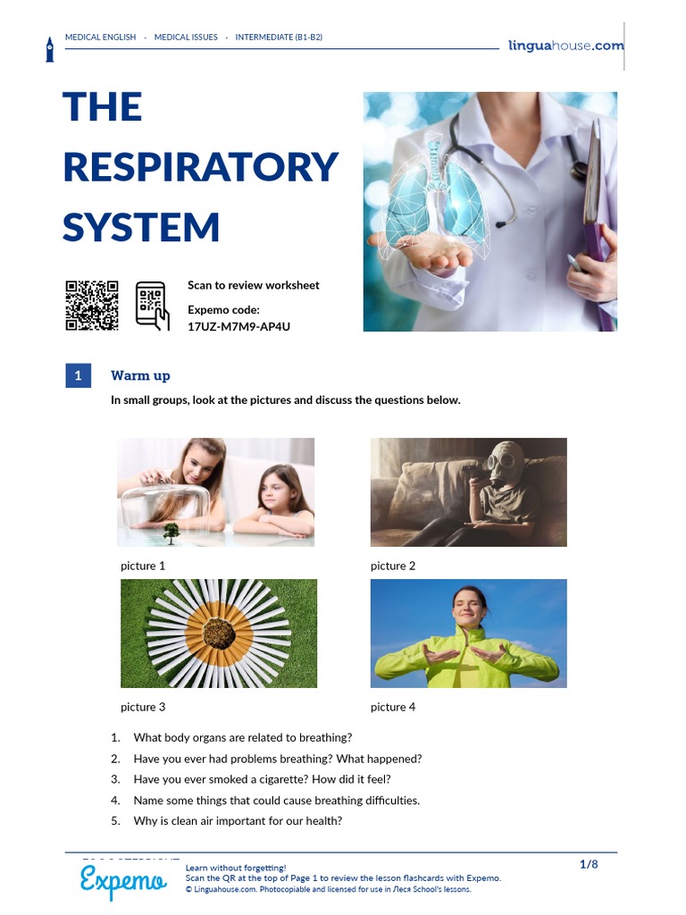 The-Respiratory-System-British-English-Teacher | PDF | Electronic ...