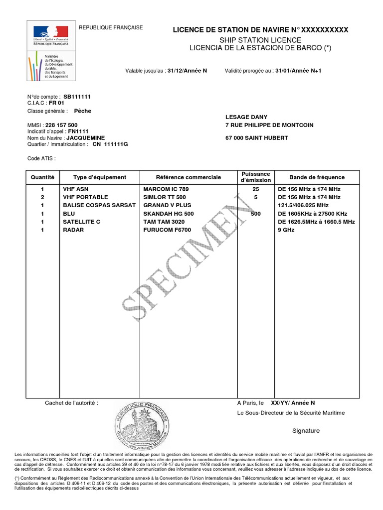 Licence Radio | PDF | Secteurs du service | Télécommunications