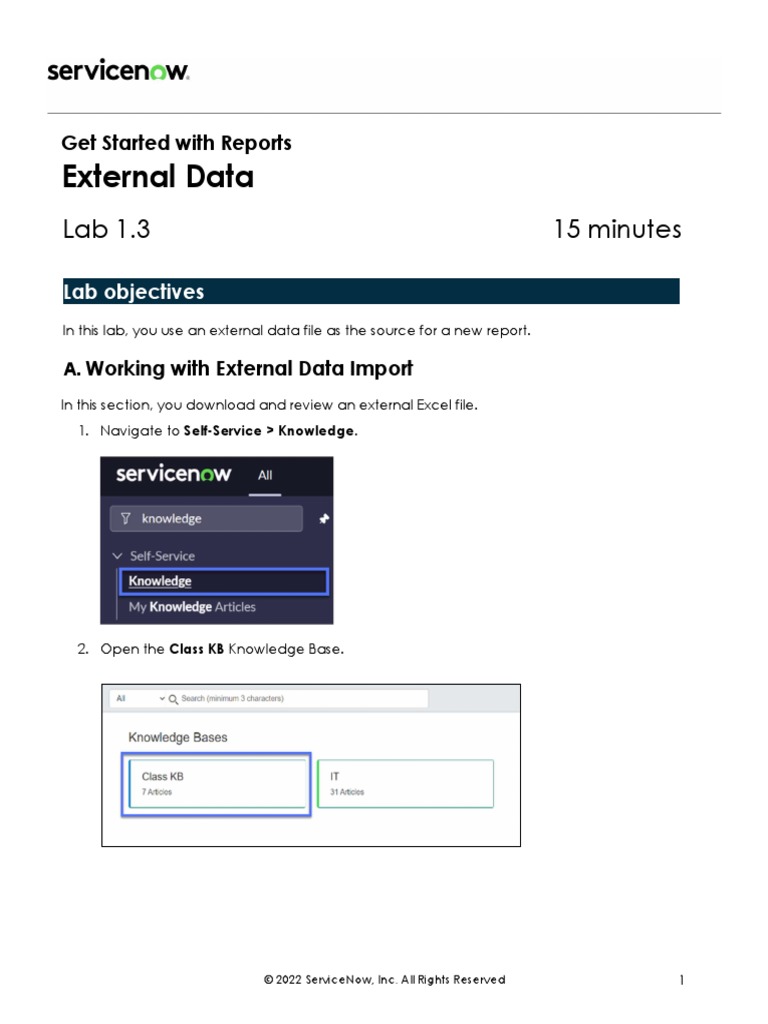 Create Reports Using External Data | PDF | Information Technology ...