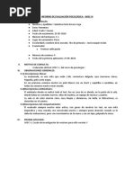 Informe Ejemplo Wisc V | PDF | Memoria | Memoria de trabajo