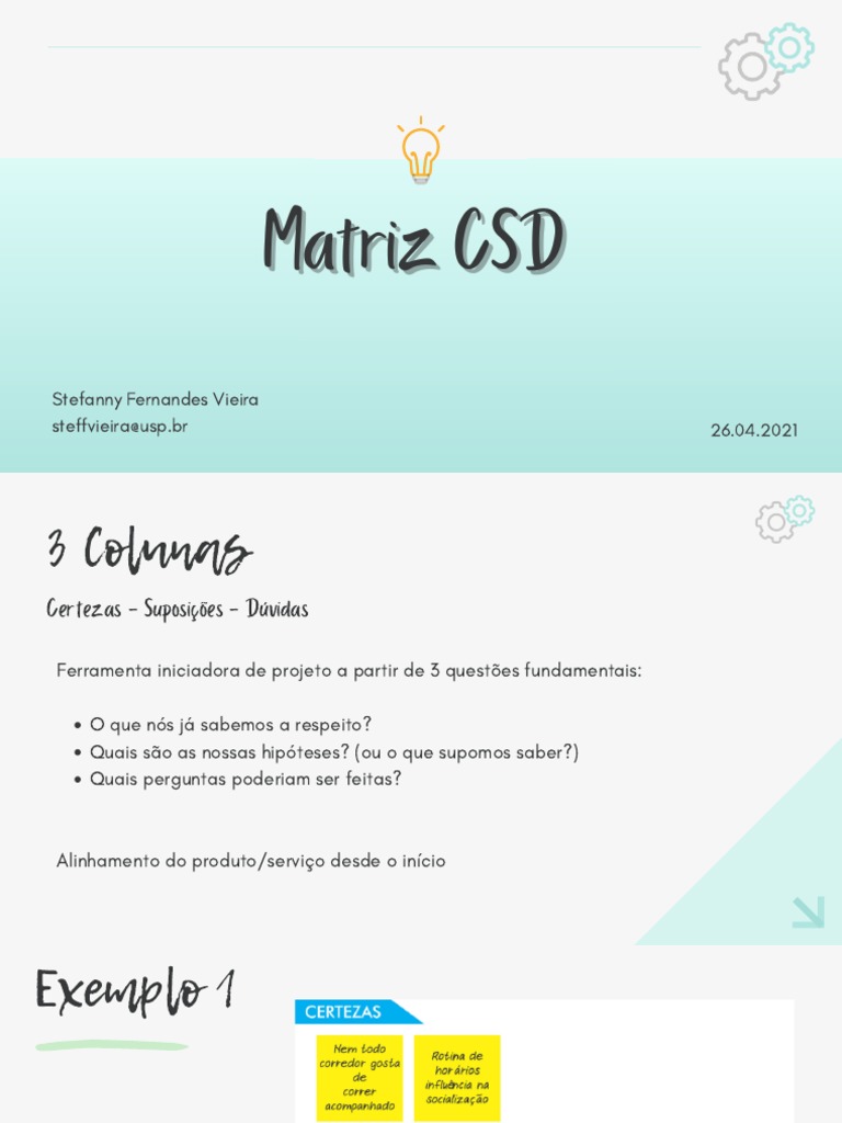 Matriz CSD | PDF