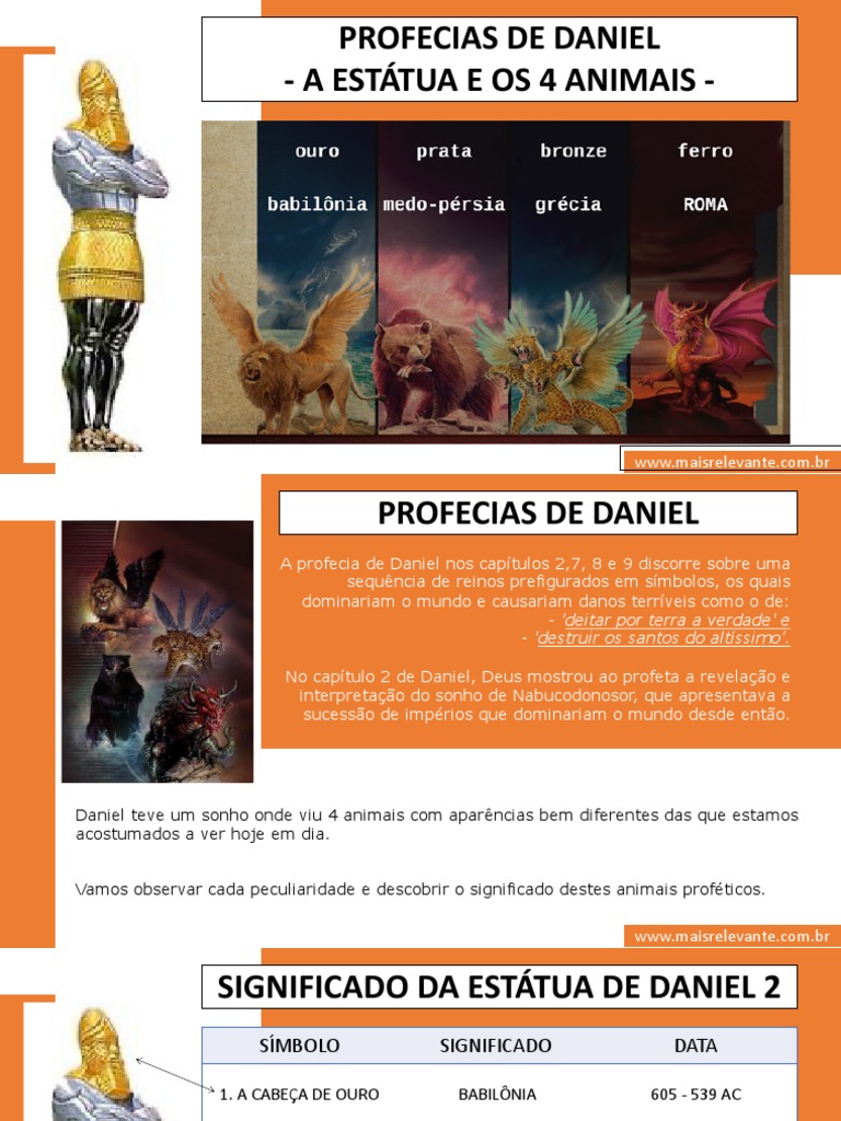 A Estatua e Os 4 Animais (Profecias de Daniel) | PDF | Daniel ...