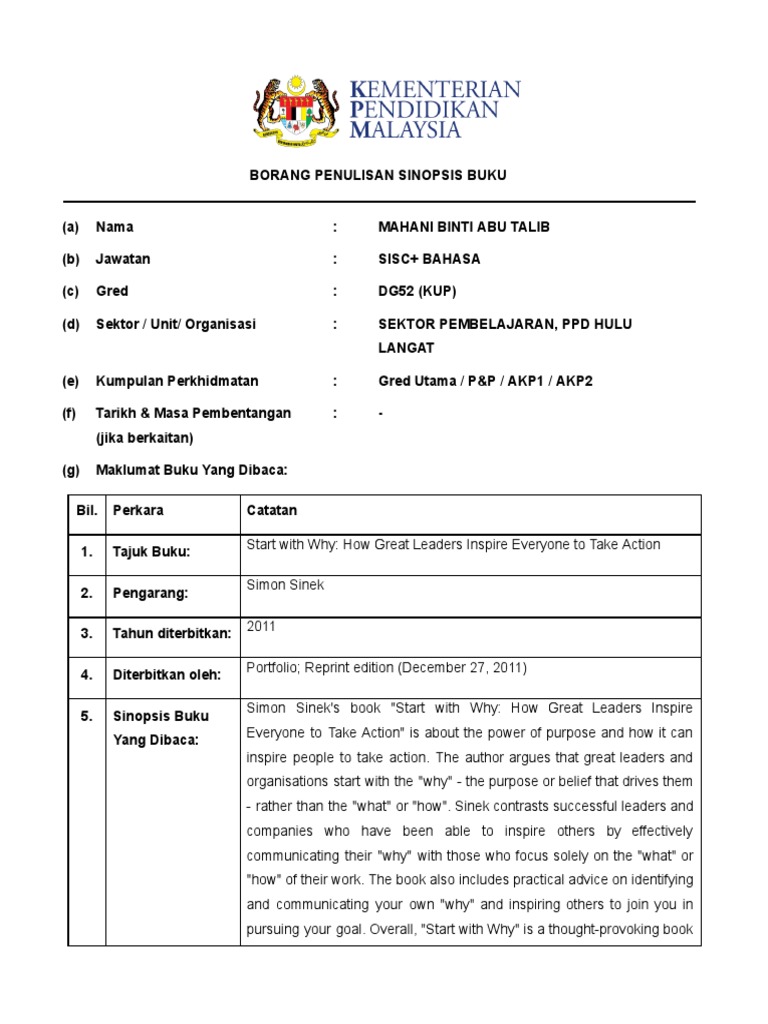 Sinopsis Buku 3 | PDF | Cognition | Behavioural Sciences