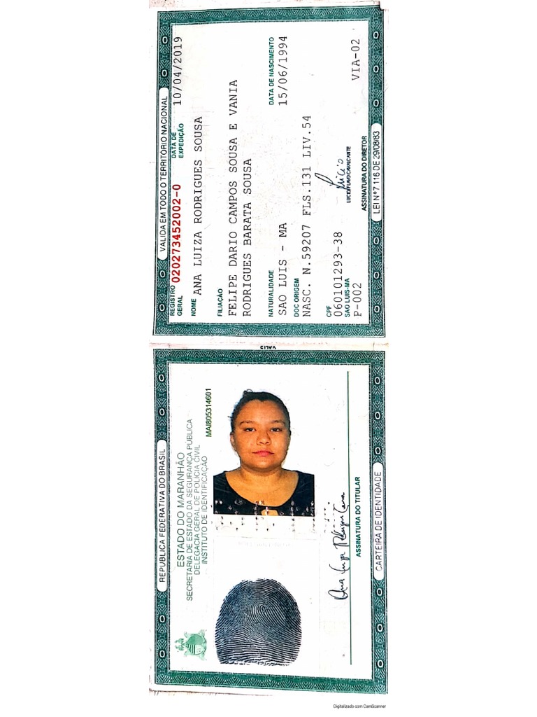 Identidade Ana Luiza | PDF