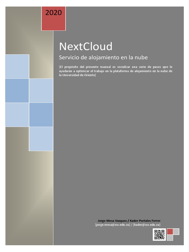 Next Cloud | PDF | Computación en la nube | Archivo de computadora