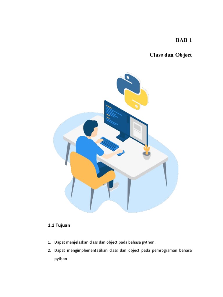 BAB 1 - Class Dan Object | PDF | Komputer