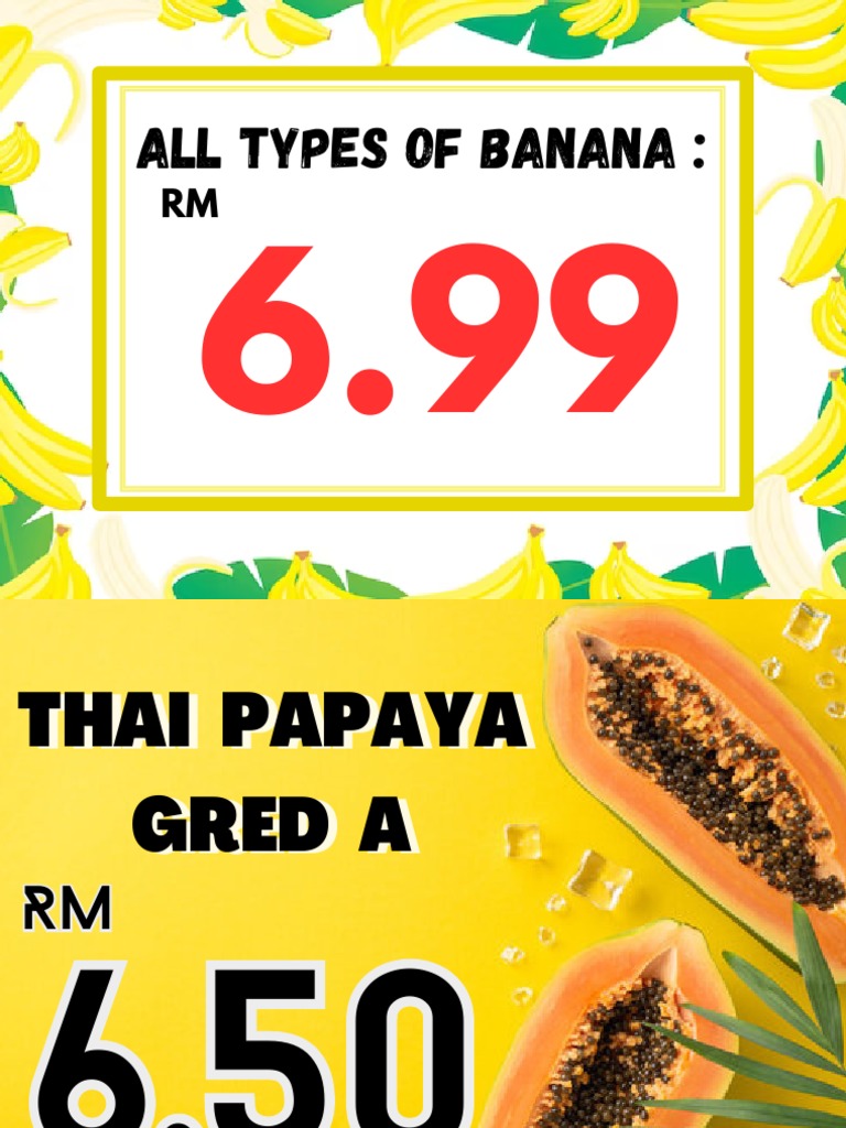 fruits pricing template | PDF