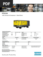 Atlas Copco PTS 1600 Compressor Specs | PDF | Machines | Internal ...
