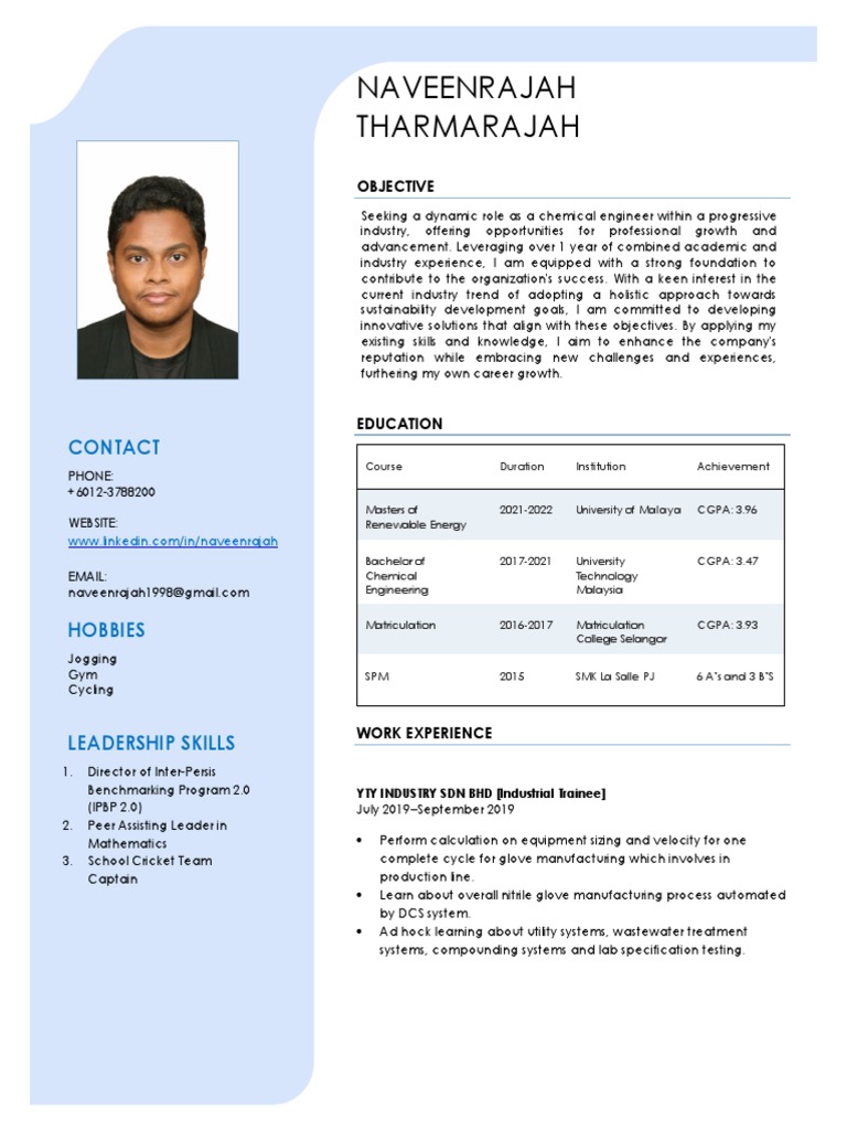 Naveenrajah Tharmarajah CV | PDF | Photovoltaics | Physical Sciences