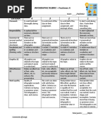 Infographic Rubric | PDF | Infographics | Graphics