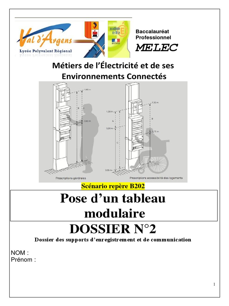 Dossier2 Pose D'un Tableau Modulaire | PDF | Biens manufacturés ...