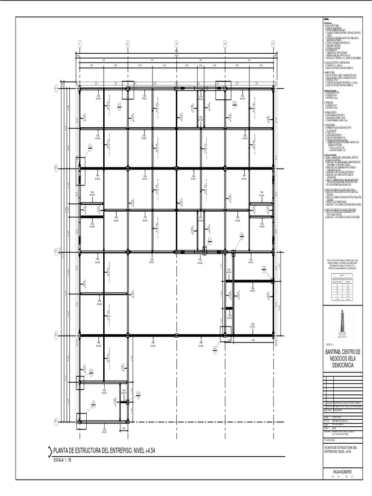 BANTRAB XELA 20220123 - Plano - E-4 - PLANTA DE ESTRUCTURA DEL ...