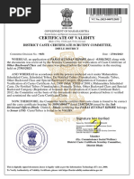 Caste Validity Form 15a For Election | PDF