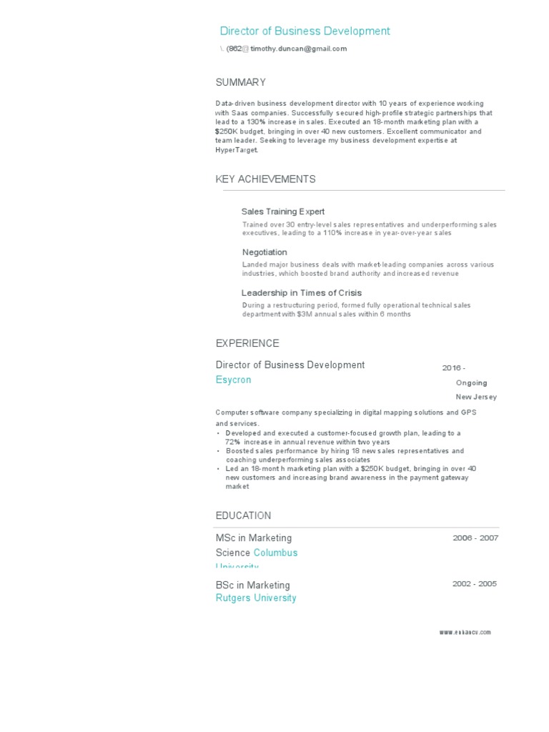 Polished Resume Template 1 6697880370 | PDF