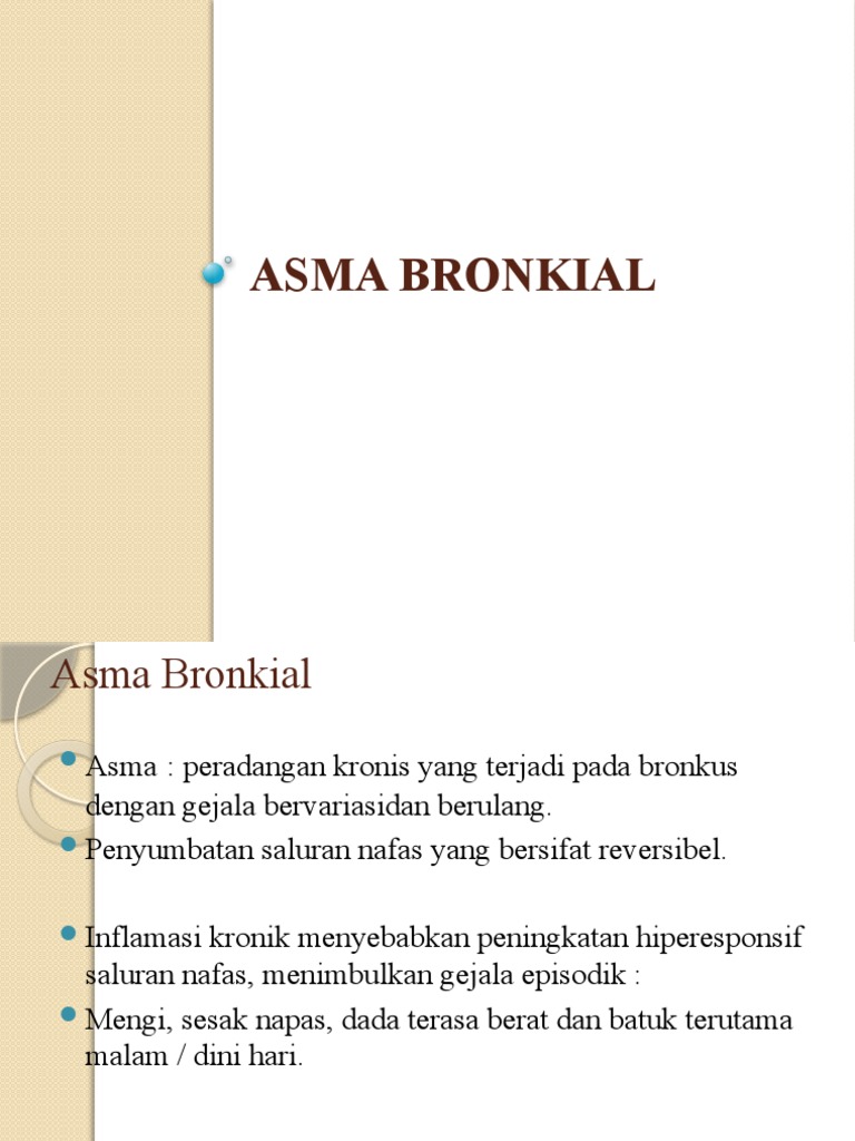 Asma Bronkial | PDF