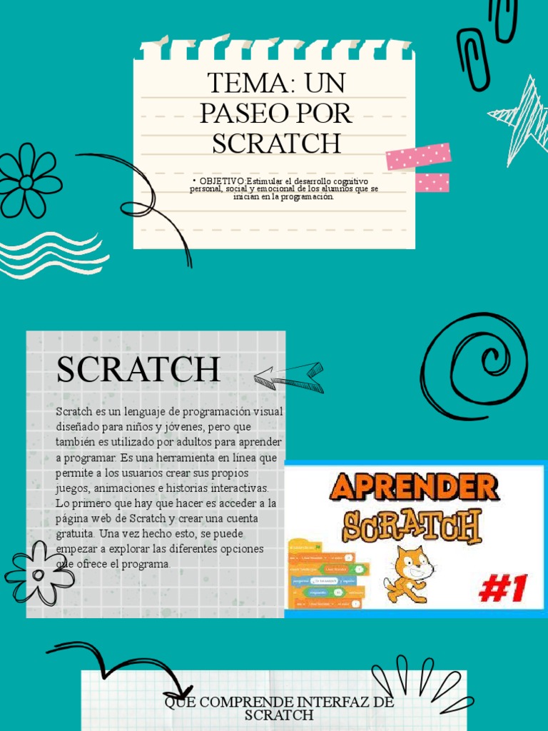 Tema Un Paseo Por Scratch | Descargar gratis PDF | Scratch (lenguaje de programación) | Ciencias ...