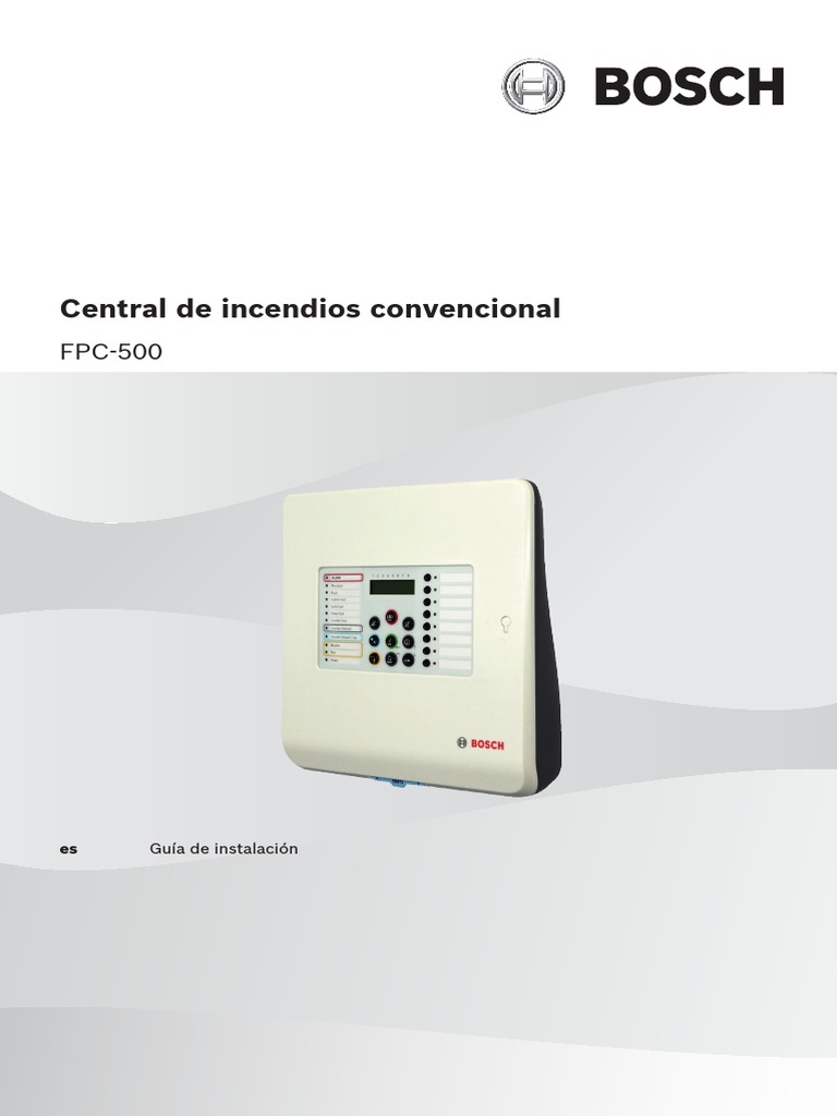 Panel Installation Manual INCENDIOS | PDF | Relé | Tornillo