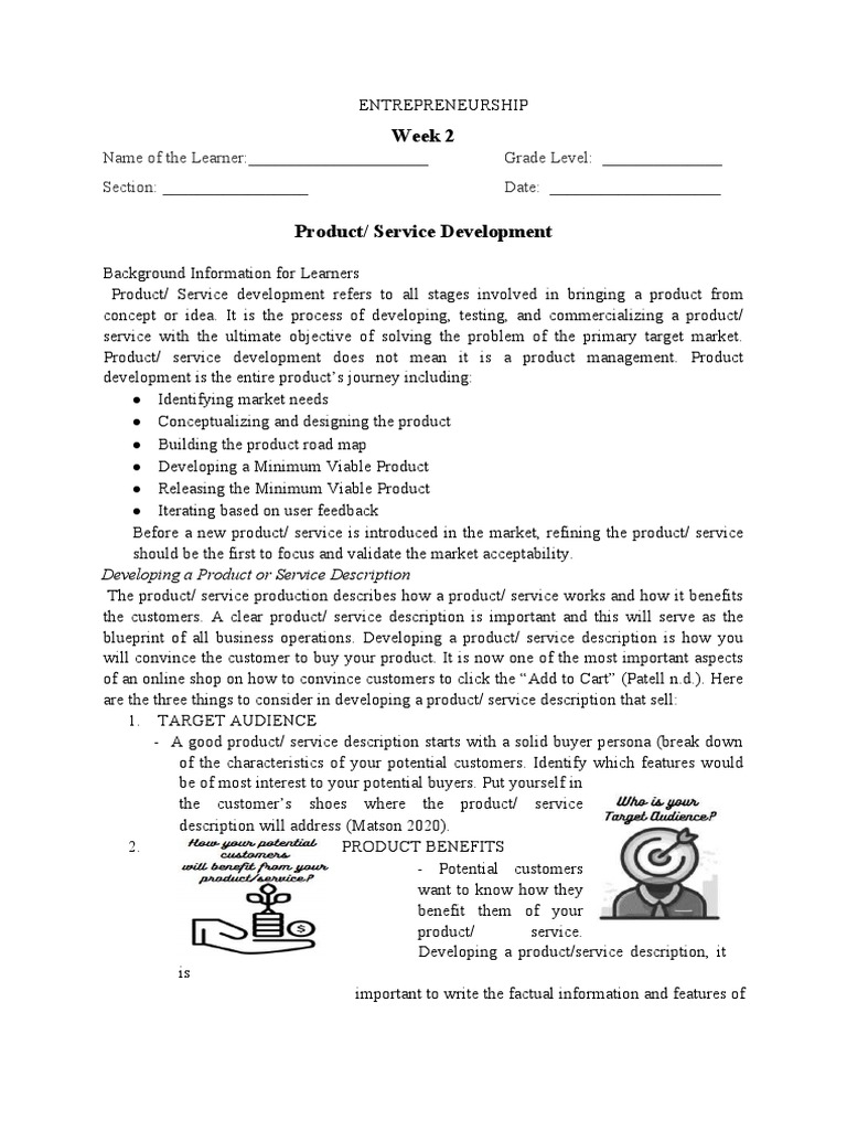 Product and Service Development Guide | PDF | Supply Chain | Prototype