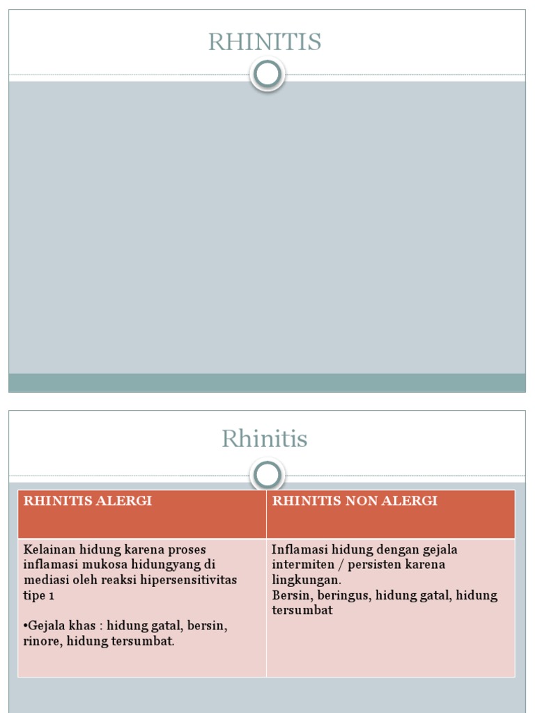Rhinitis | PDF | Pengembangan Diri