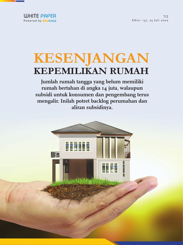 Backlog Perumahan di Indonesia 2022 | PDF