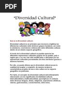 Mapa Conceptual Diversidad Cultural | PDF | Interculturalidad ...