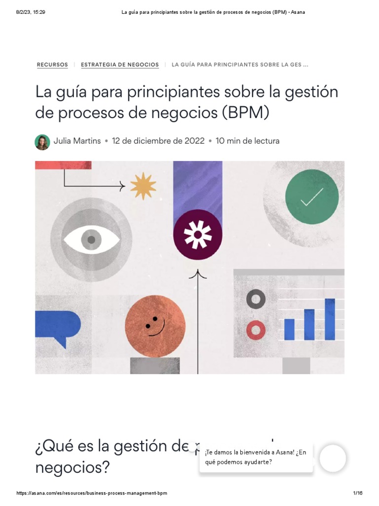 Gestión de Procesos de Negocios (BPM) | PDF | Software | Gestión de proyectos