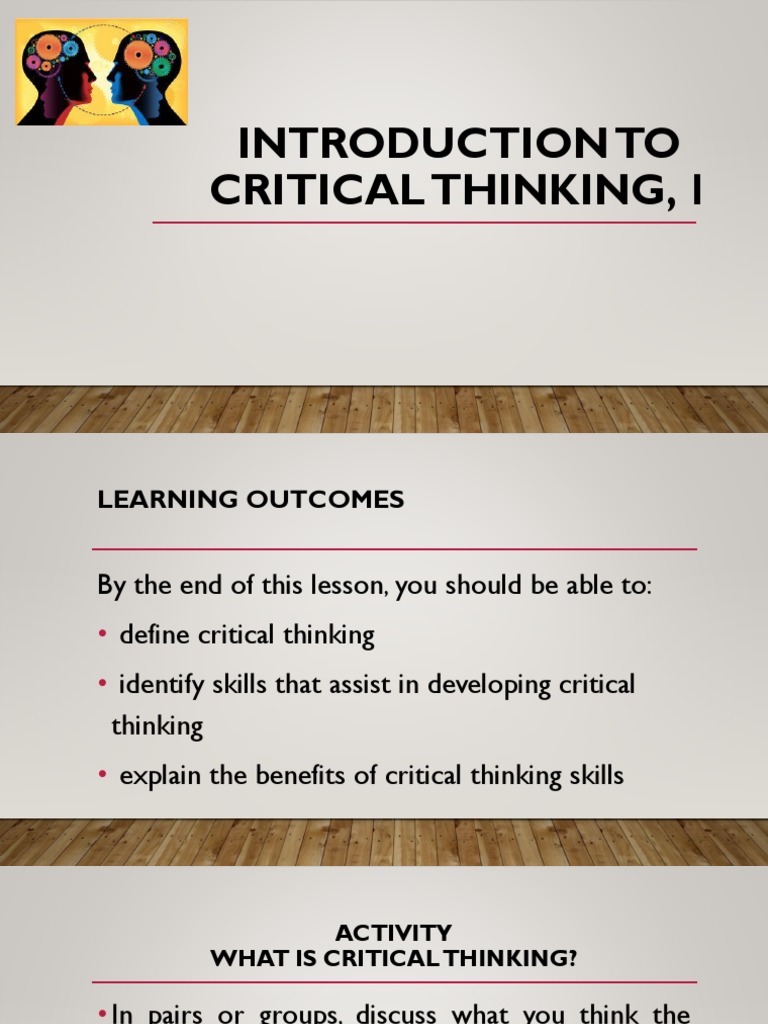 What Is Critical Thinking 1 | PDF | Critical Thinking | Thought