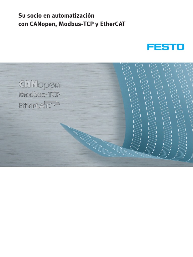 EtherCAT Festo | PDF | Red de computadoras | Automatización
