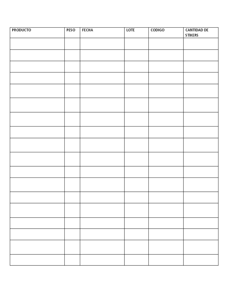 Planilla de Stickers | PDF