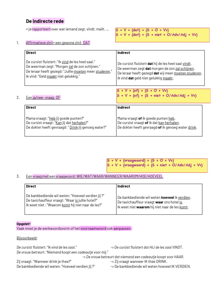 theorie indirecte rede.docx | PDF