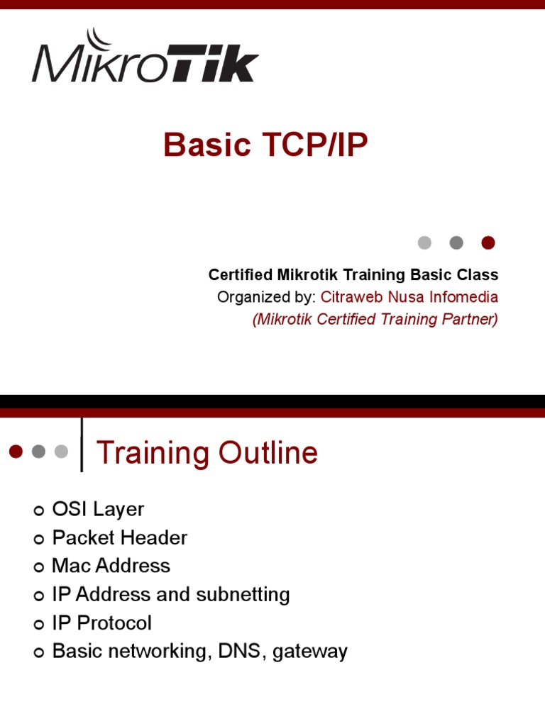 Sesi 3 Basic TCP-IP | PDF