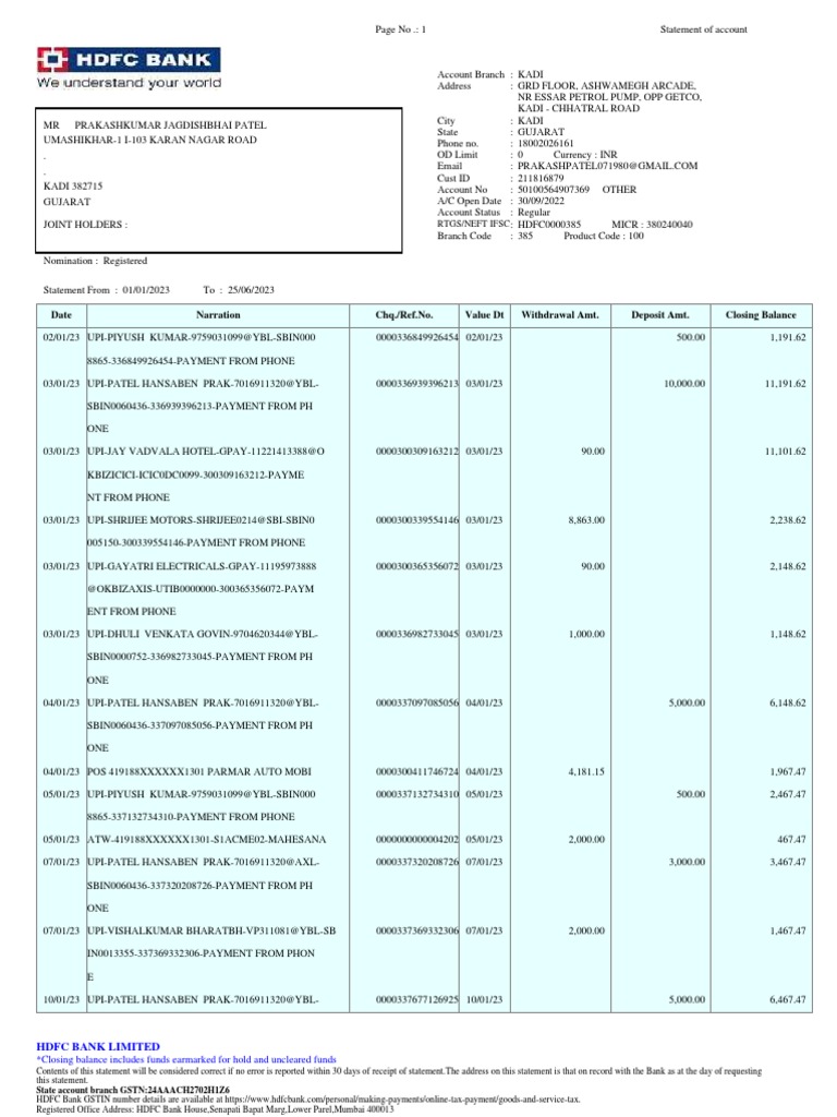 HDFC Banking Prakash | PDF | Financial Markets | Business Economics