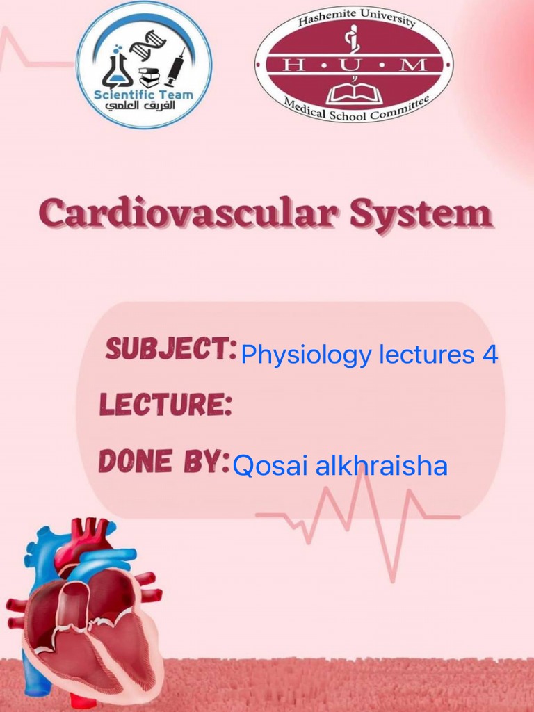 CVS Physiology L4 | PDF