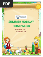 Holiday Homework - Grade 2 | PDF | Communication | Cognition