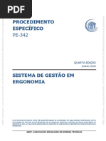 Abnt NBR Iso 11226 | PDF | Fatores humanos e Ergonomia | Cotovelo