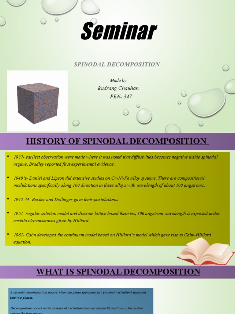 Spinodal Decomposition Pdf Nucleation Thermodynamics