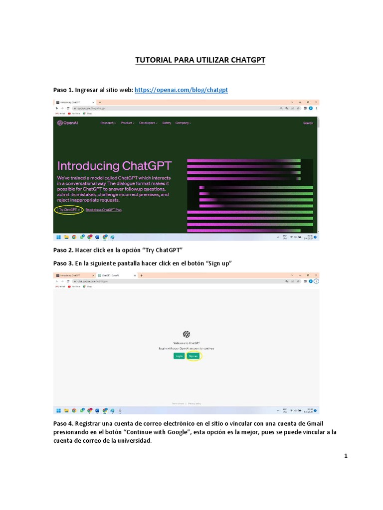 Tutorial para Utilizar Chatgpt | PDF | Informática