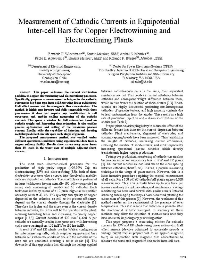 2007-Wiechmann-Measurement of Cathodic Currents in Equipotential Inter ...