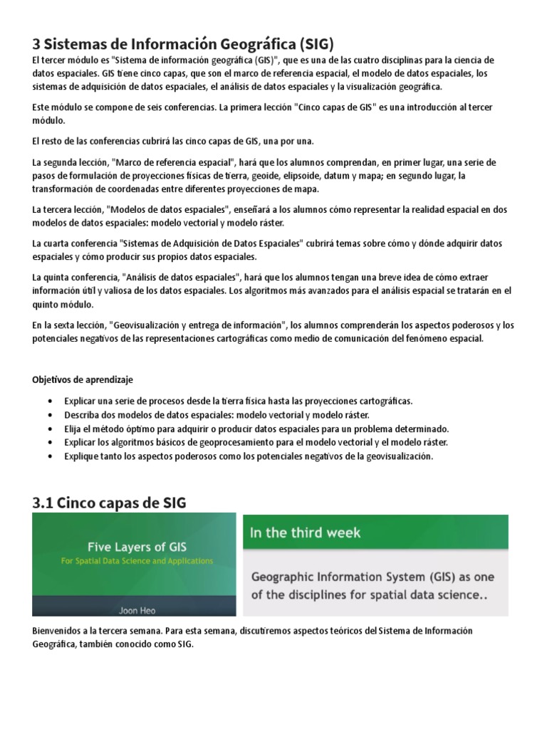Introducción a Sistemas de Información Geográfica | PDF | Sistema de ...