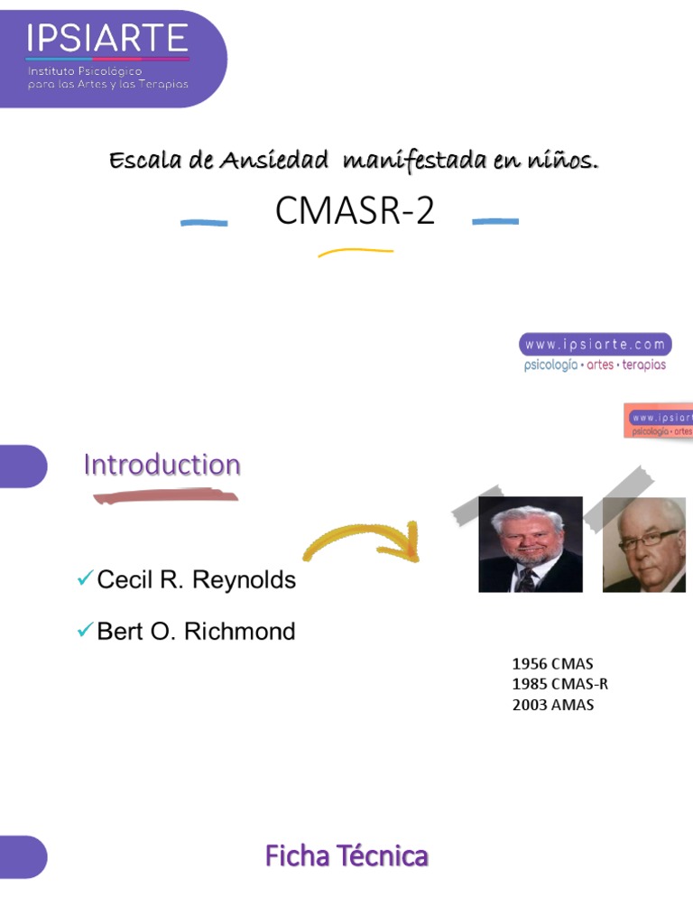 CMAS-R Ispsiarte | PDF | Ansiedad
