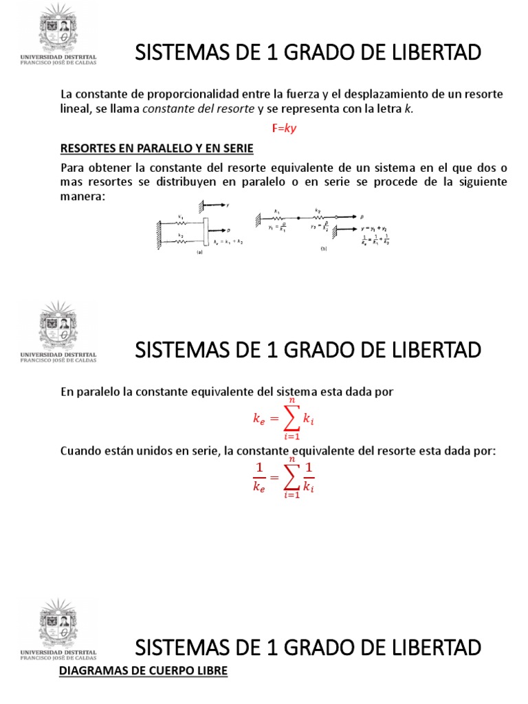 Dinamica Estructural | PDF | Oscilación | Ecuaciones