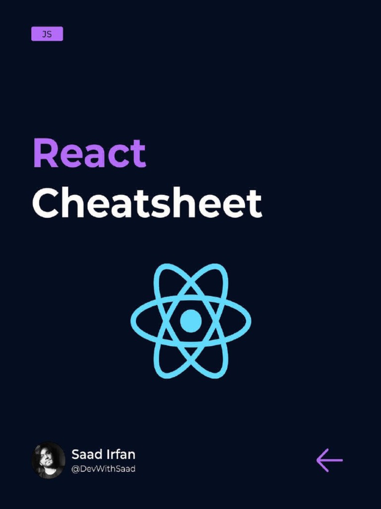 React Cheatsheet | PDF React Cheatsheet | PDF