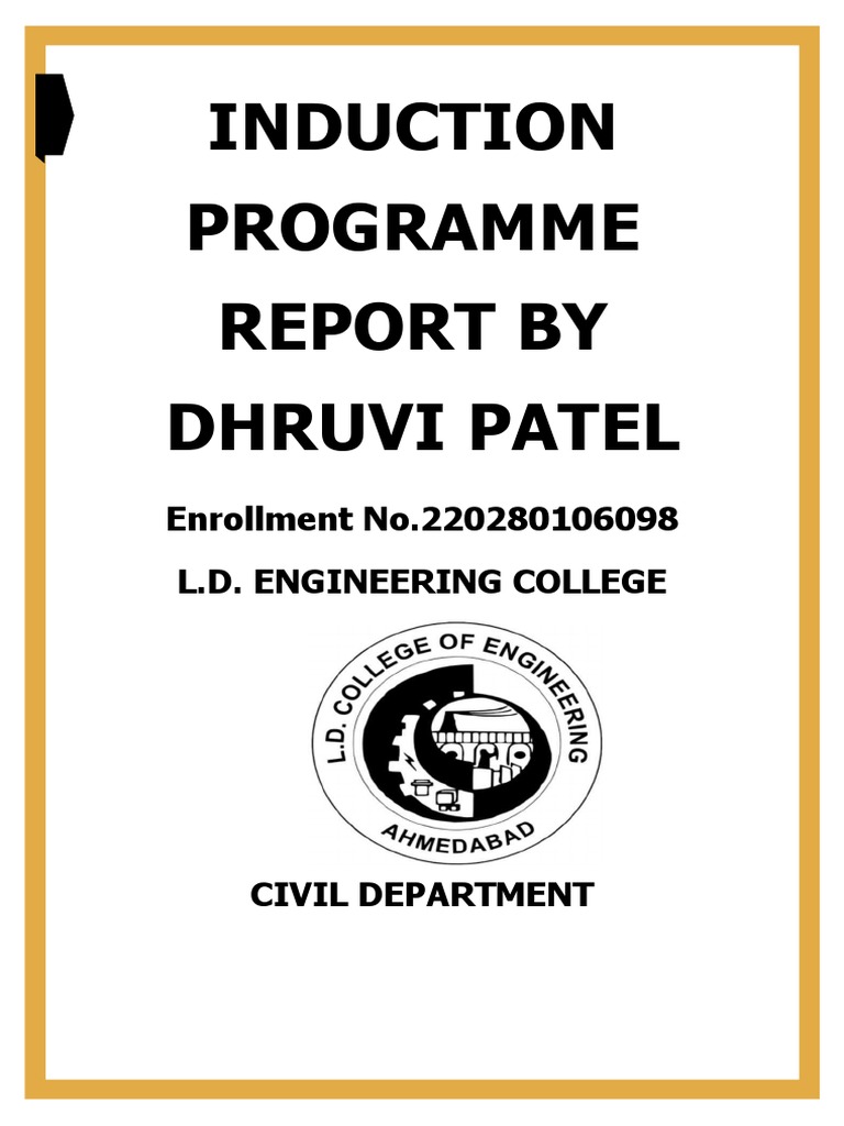 Induction Programme Report | PDF | Psychology | Cognition